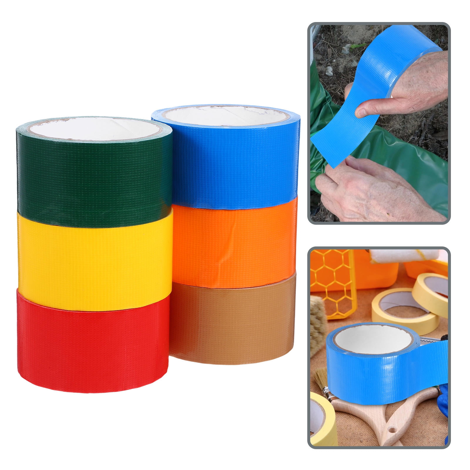 GOOHOCHY 6 Rolls Heavy-duty Waterproof Duct Tape Carpet Binding Tape ...