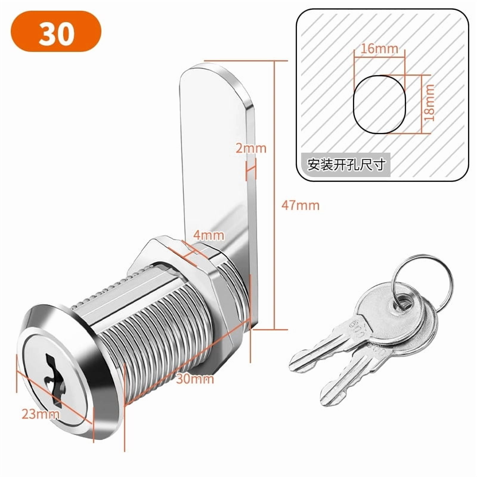 GOOHOCHY 6 Set Drawer and Cabinet Lock Locks for Kitchen Cabinets ...