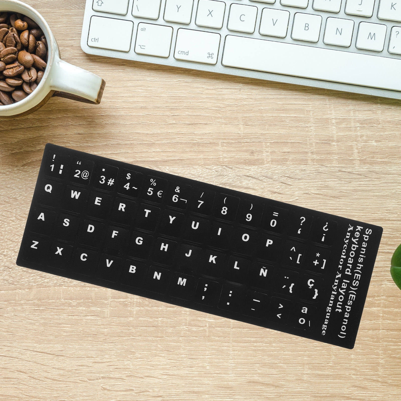 GOOHOCHY 6 Sheets Replacement Keyboard Stickers Language Stickers ...