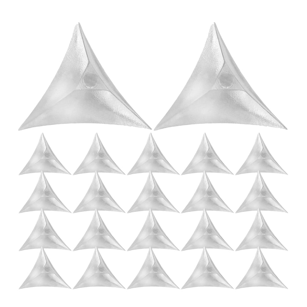 GOOHOCHY 600pcs Stair Dust Corners Clear Stair Inside Corner Dust ...