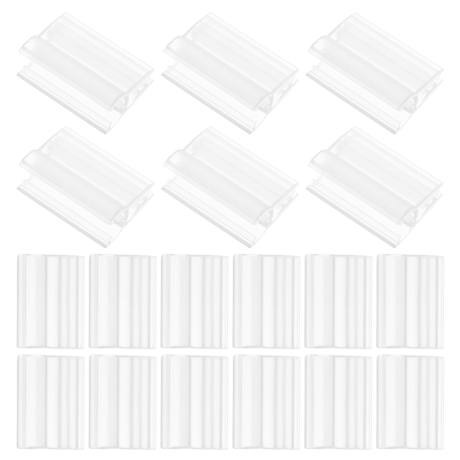 GOOHOCHY 60PCS Sign Holder Clip Grid Display Card Holder Grip Grid Wall ...