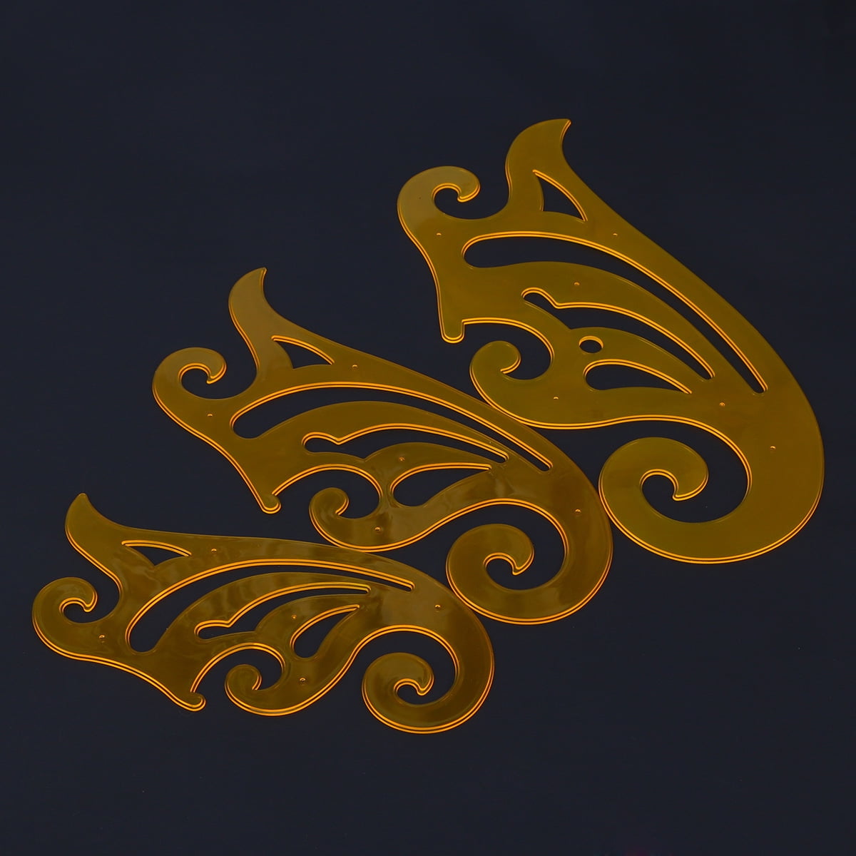 GOOHOCHY 6PCS/ Formwork Ruler Building Formwork Cloud Ruler Cartoon ...