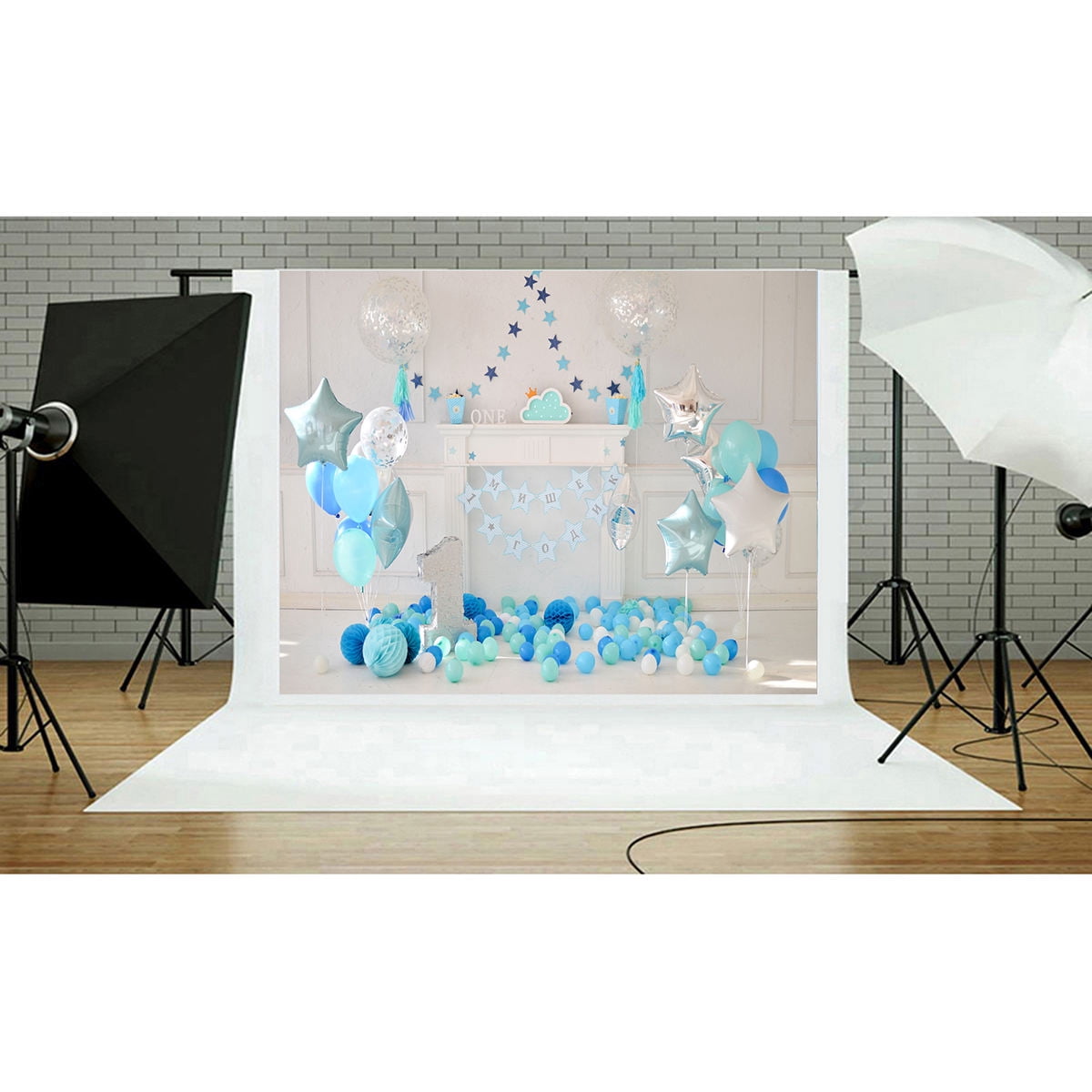 GOOHOCHY 6Pack 5x3ft Indoor Layout Backdrop for Children and Parents ...