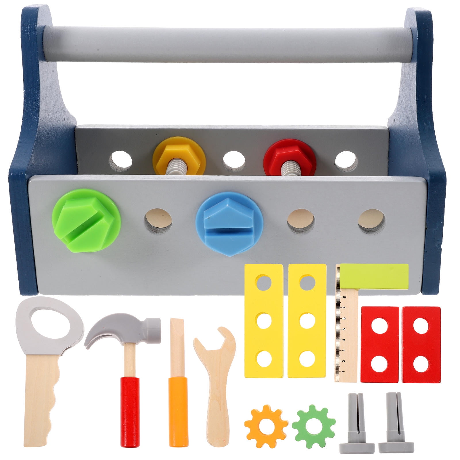 GOOHOCHY Montessori Tools for Toddlers Simulated Home Tool Toy Wood 1 ...