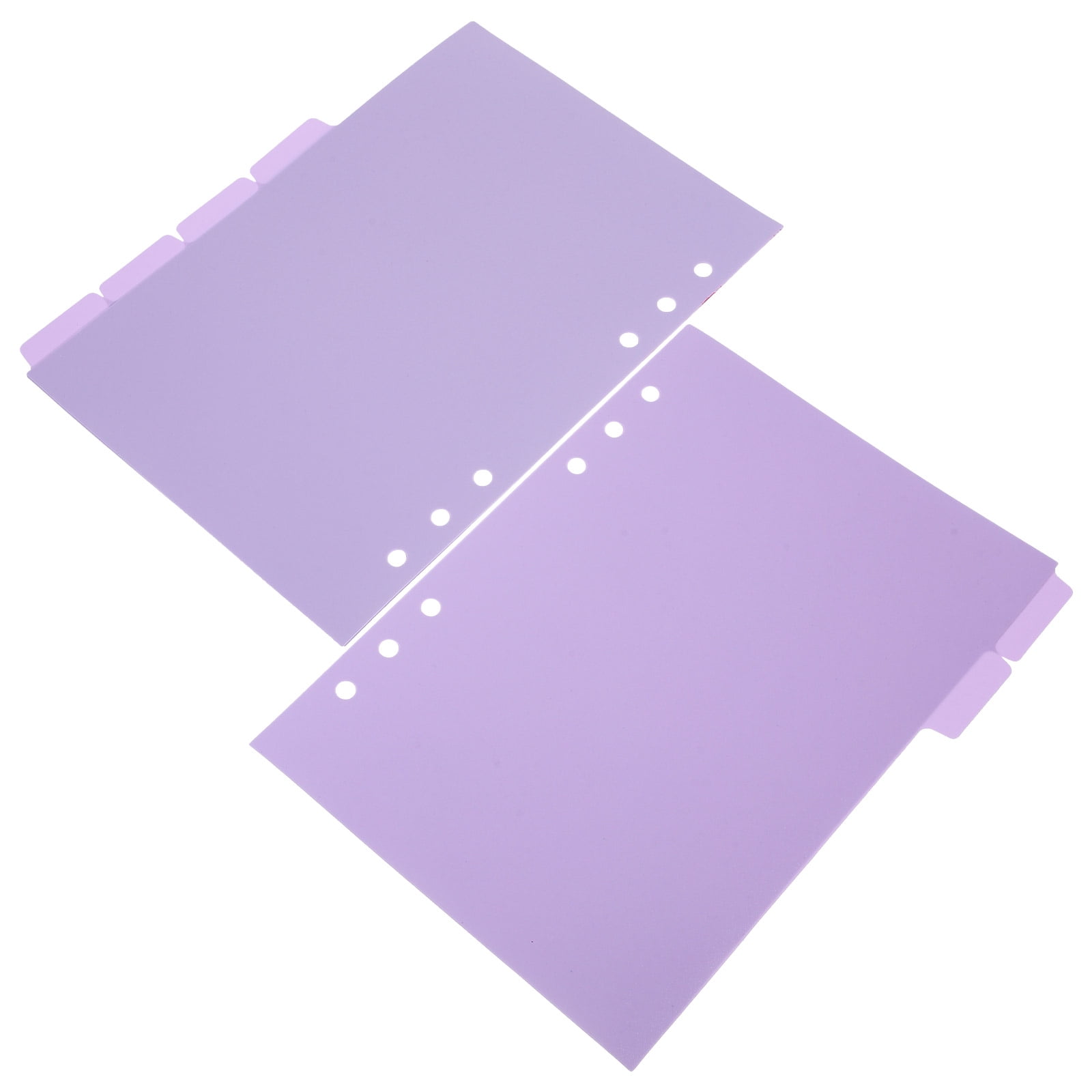 GOOHOCHY 6Pcs Binder Dividers Binder Page Dividers Office Binder 6-hole ...