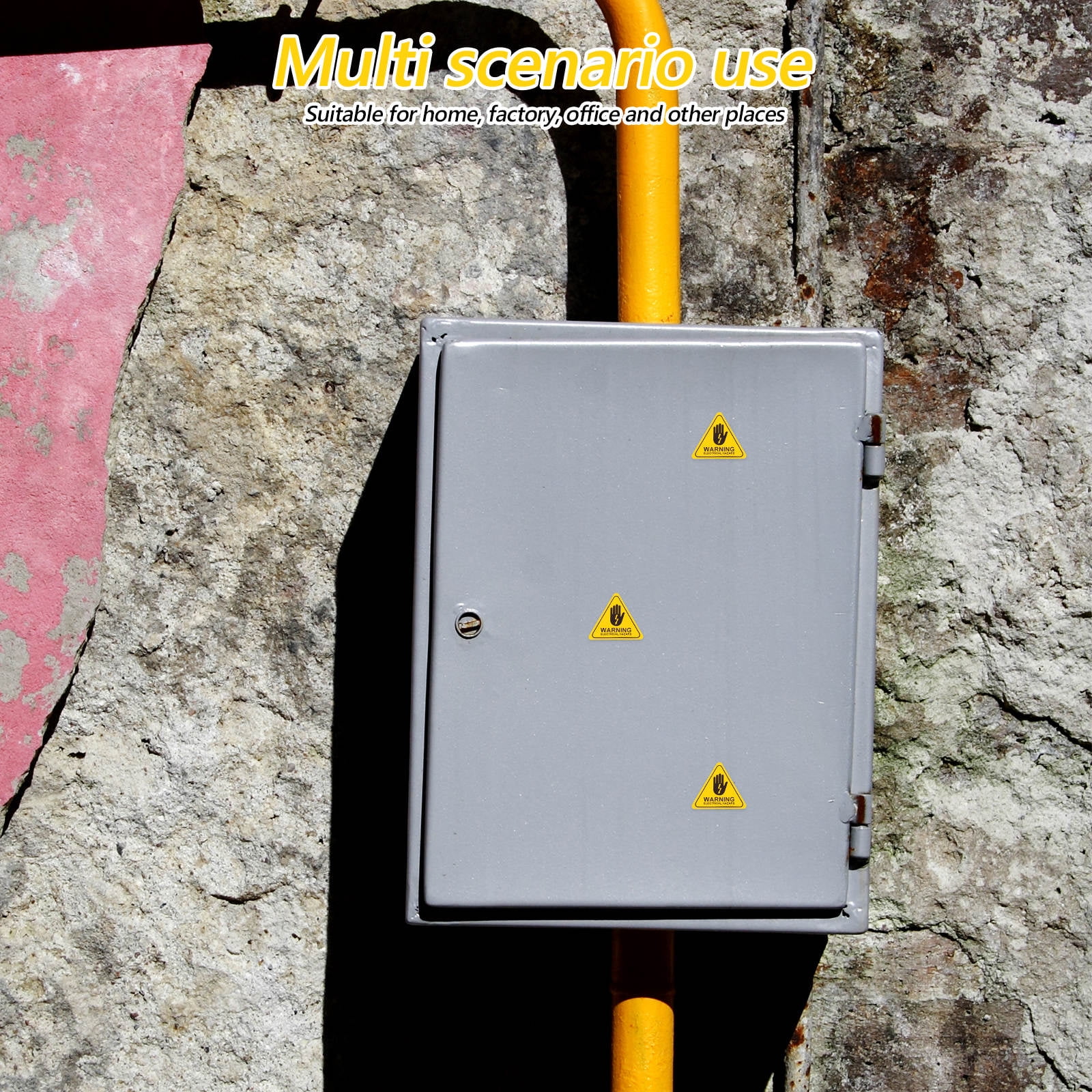 GOOHOCHY 6Pcs Electric Shock Hazard Warning Sign Safety Warning Label ...