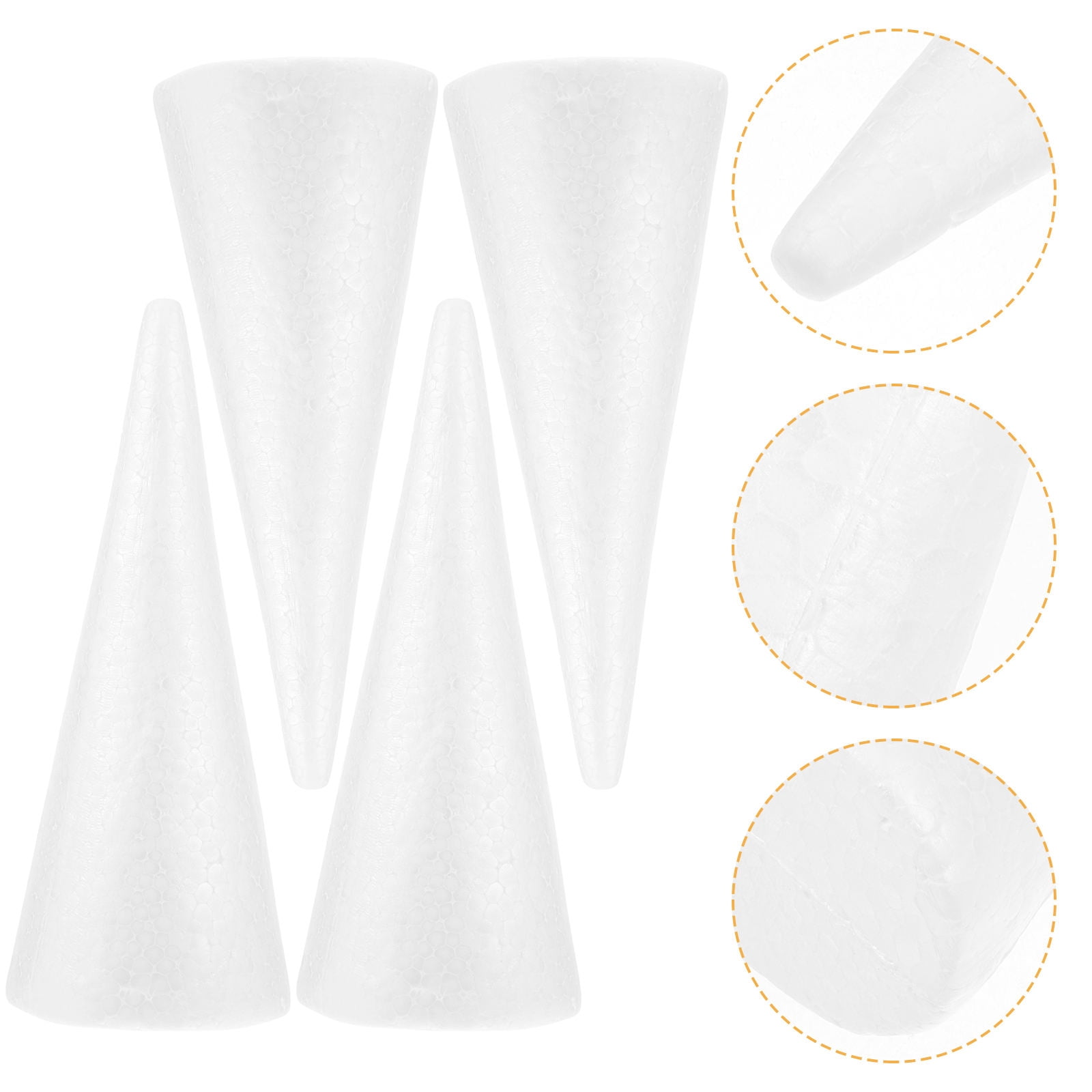 GOOHOCHY 6Pcs Foam Cone Crafting Set for Children and All Ages Fun ...