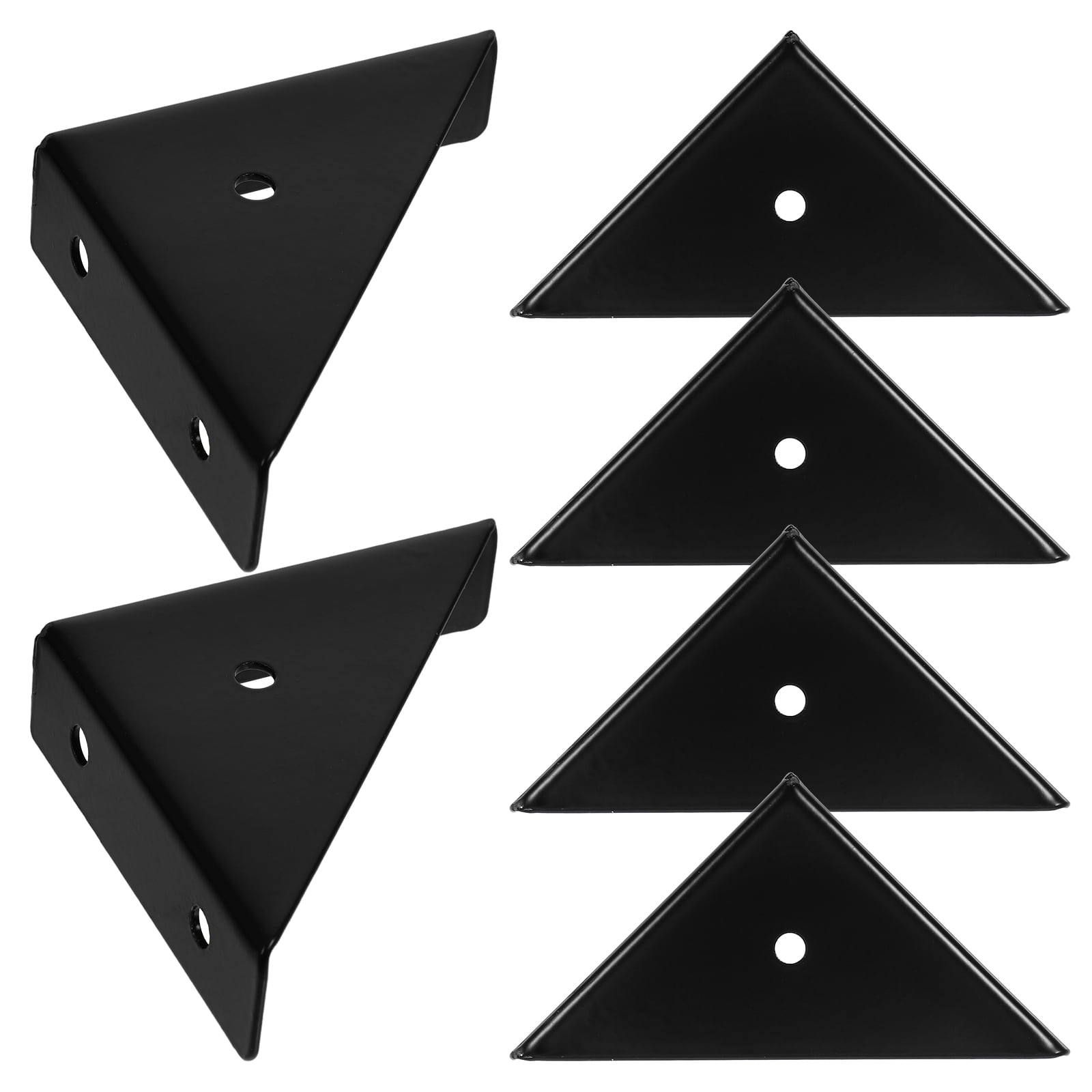 GOOHOCHY 6pcs Corner Braces Triangle Corner Brackets Bed Table Corner ...
