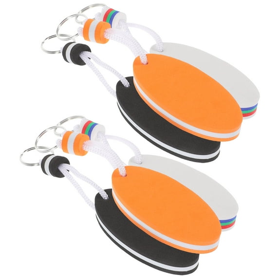 GOOHOCHY 6pcs Floating Key Holders Surfing Floating Key Chains Oval EVA ...