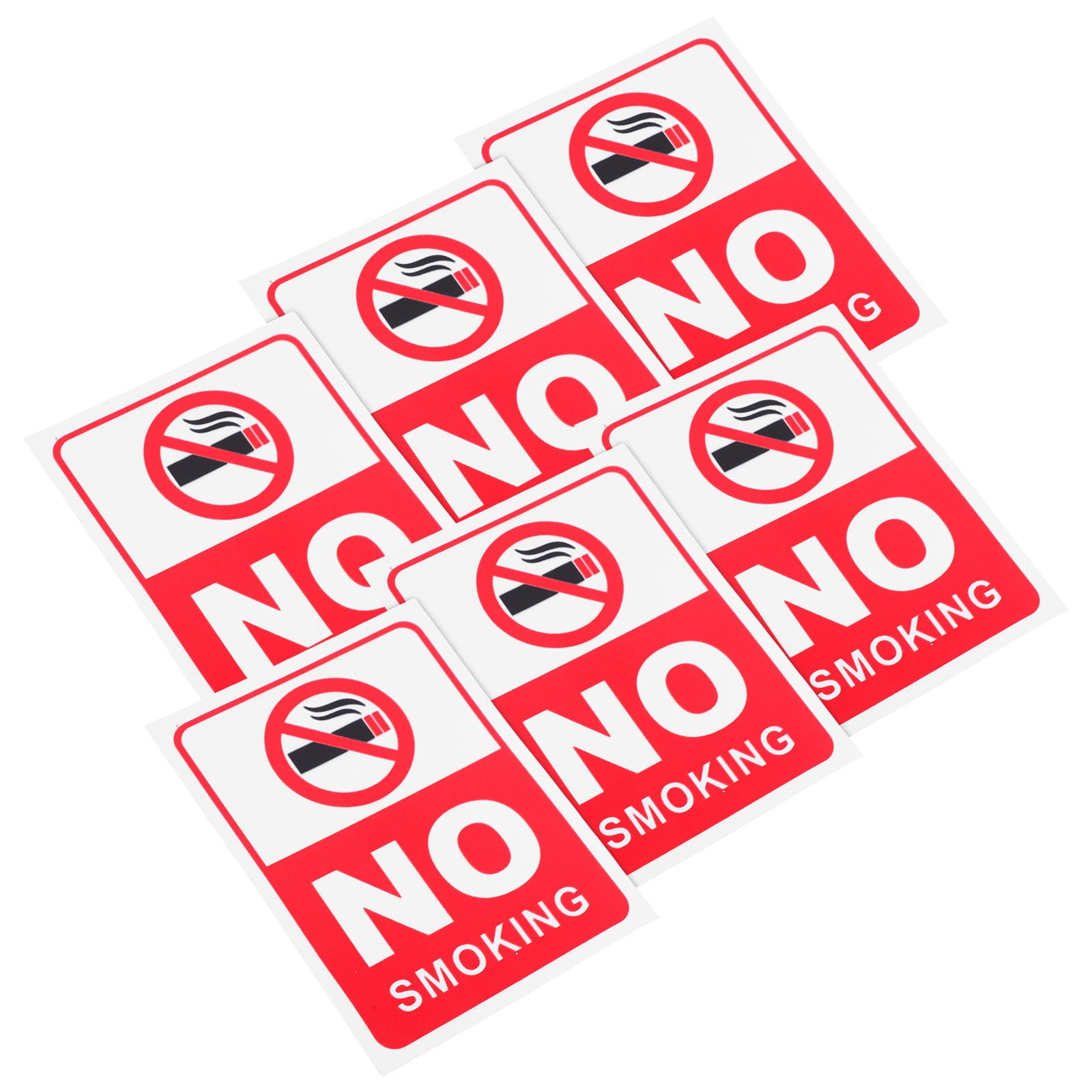 GOOHOCHY 6pcs No Smoking Sign Stickers No Smoking Window Door Glass ...