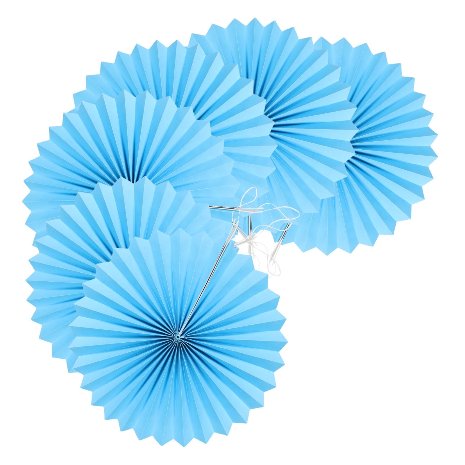 GOOHOCHY 6pcs Paper Fan Flower Wall Backdrop Decorations Diy Hanging ...