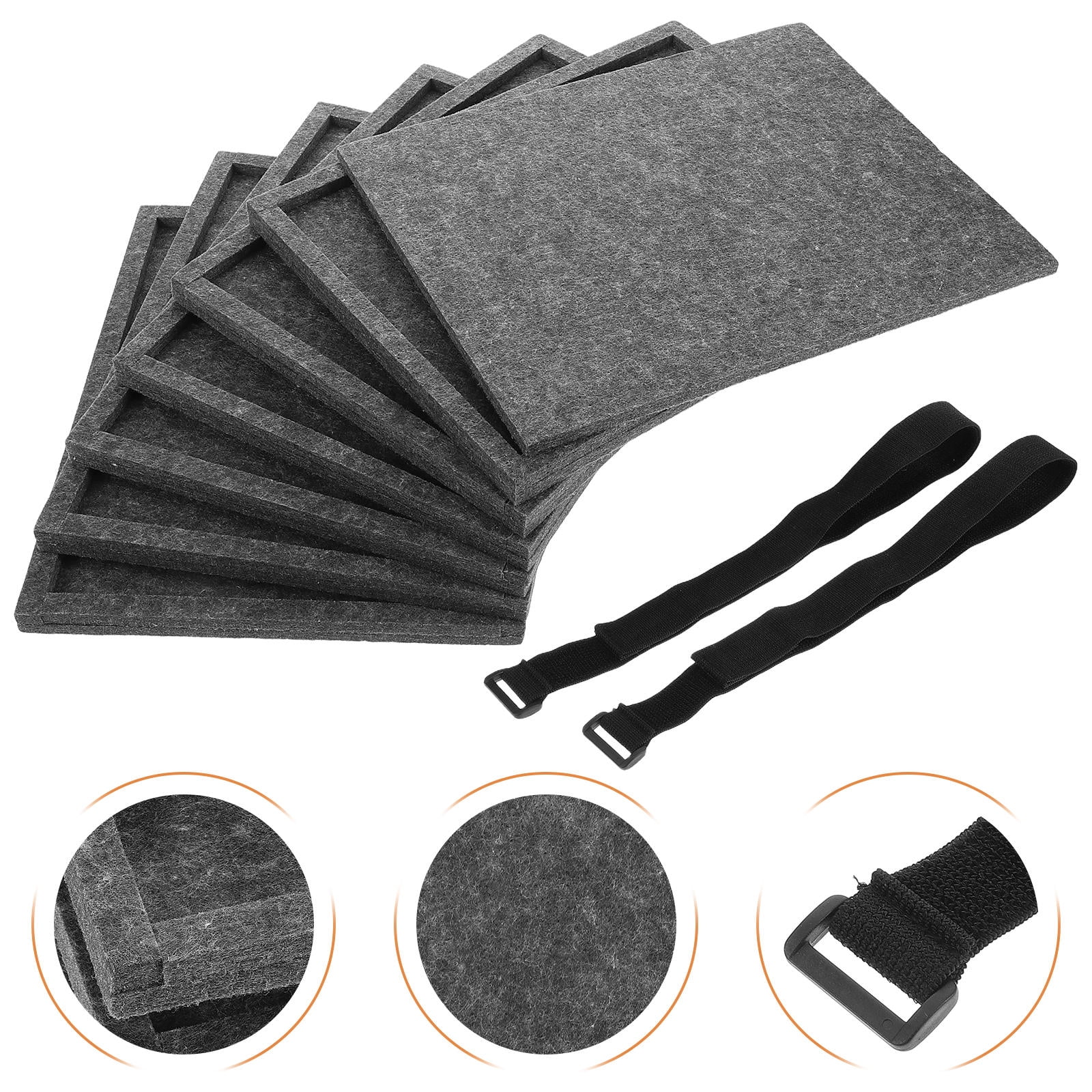 GOOHOCHY 6pcs Puzzle Piece Sorting Trays Stackable Felt Puzzle ...