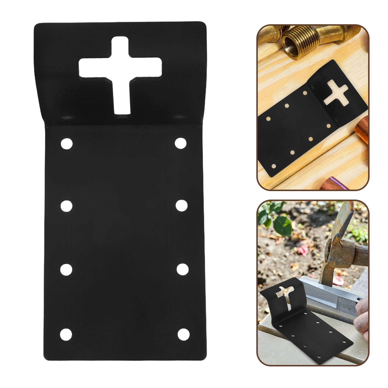 GOOHOCHY 6pcs T-Post Angle Brace For Fence Mailbox Birdhouse Mailbox ...