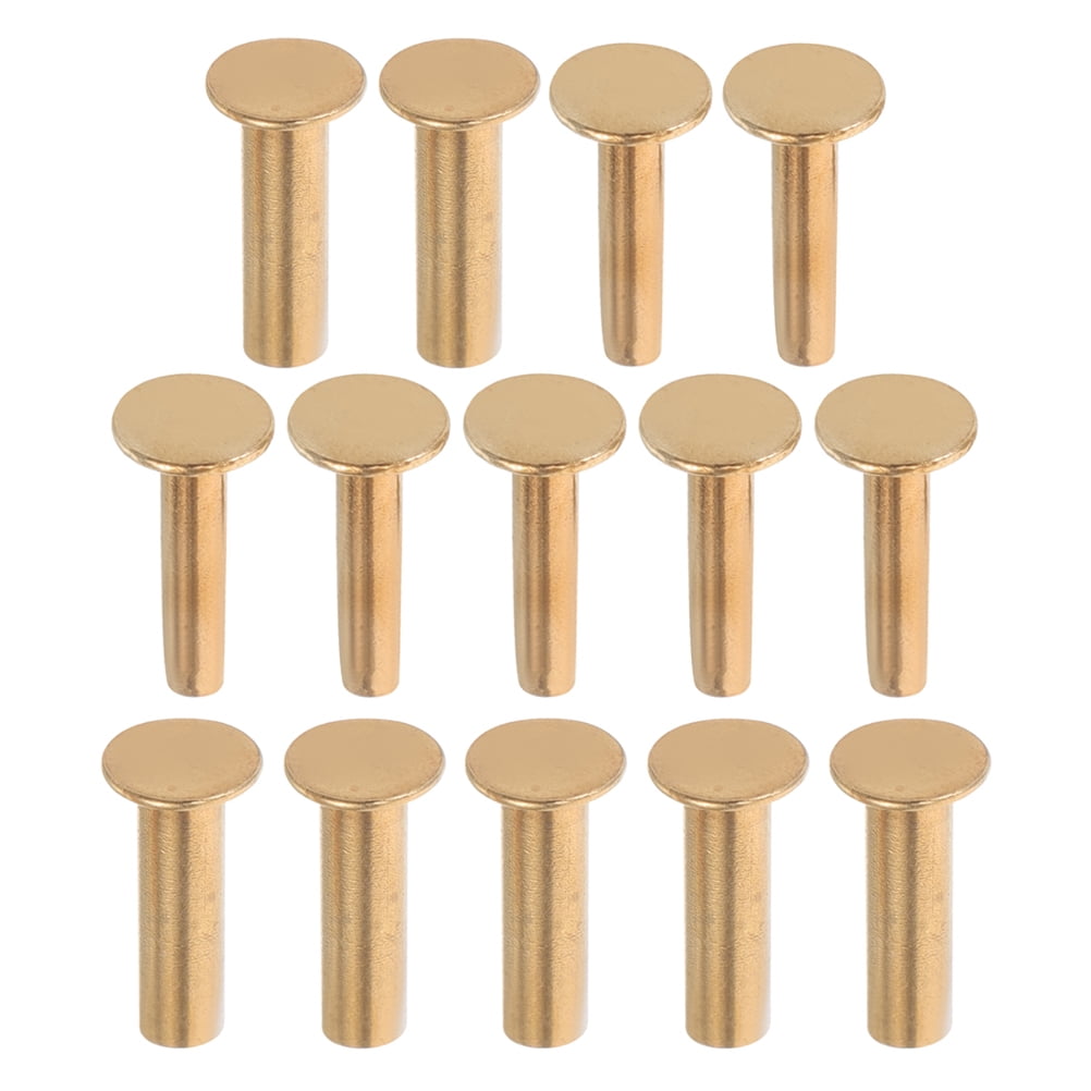 GOOHOCHY Replacement Rivets Copper Golden for Knife Handle Bolts and ...