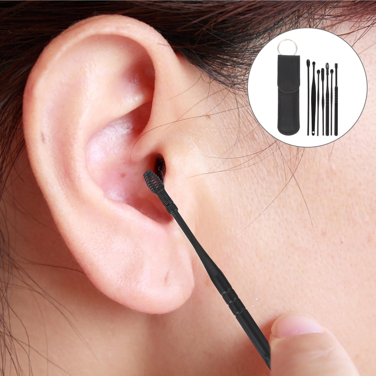 GOOHOCHY 7Pieces Stainless Steel Ear Spoons Multipurpose Ear Cleaning ...