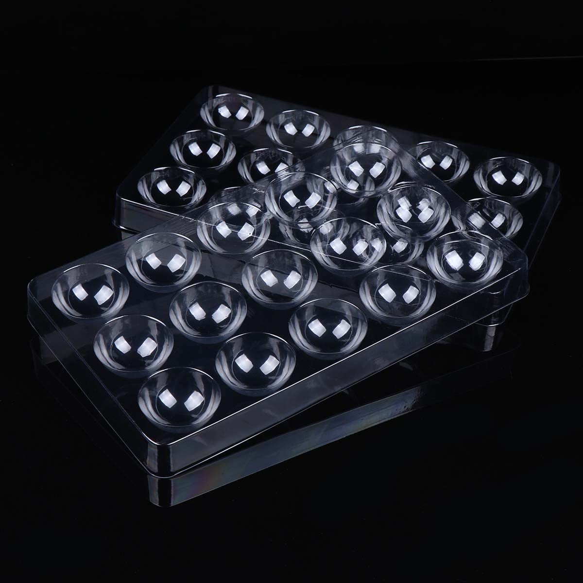GOOHOCHY 8 PCS Cake Flower Drying Mold Clear Fondant Sugar Flower ...