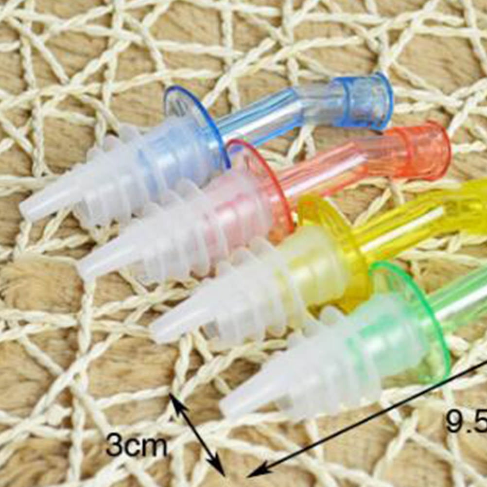 GOOHOCHY 8 Pcs Oil Spout Plastic Bottle Plugs Sauce Bottle Nozzle 9.5 ...