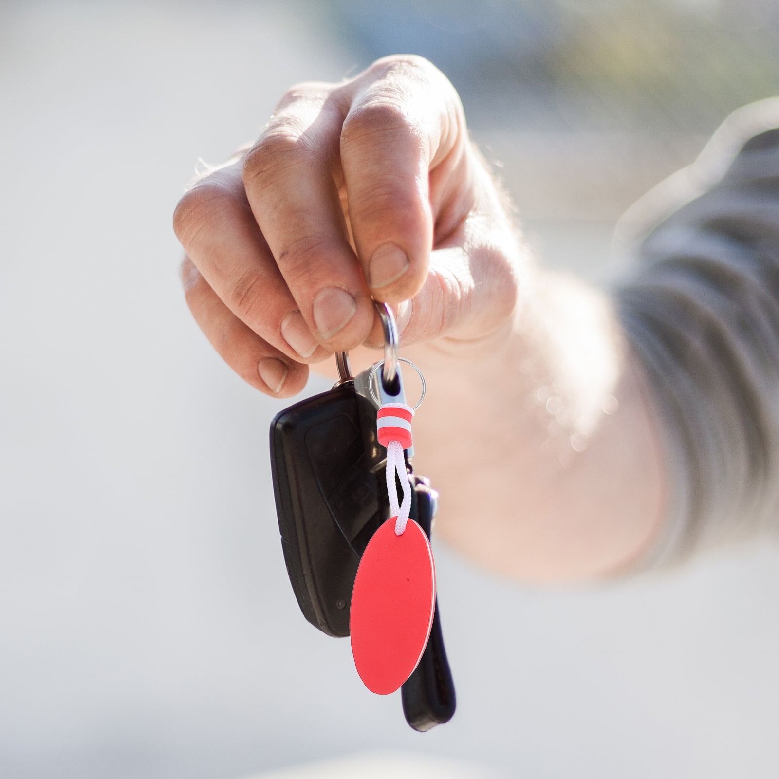 GOOHOCHY 8 Pcs Waterproof Key Chain Float Keychain Tag Floating for ...