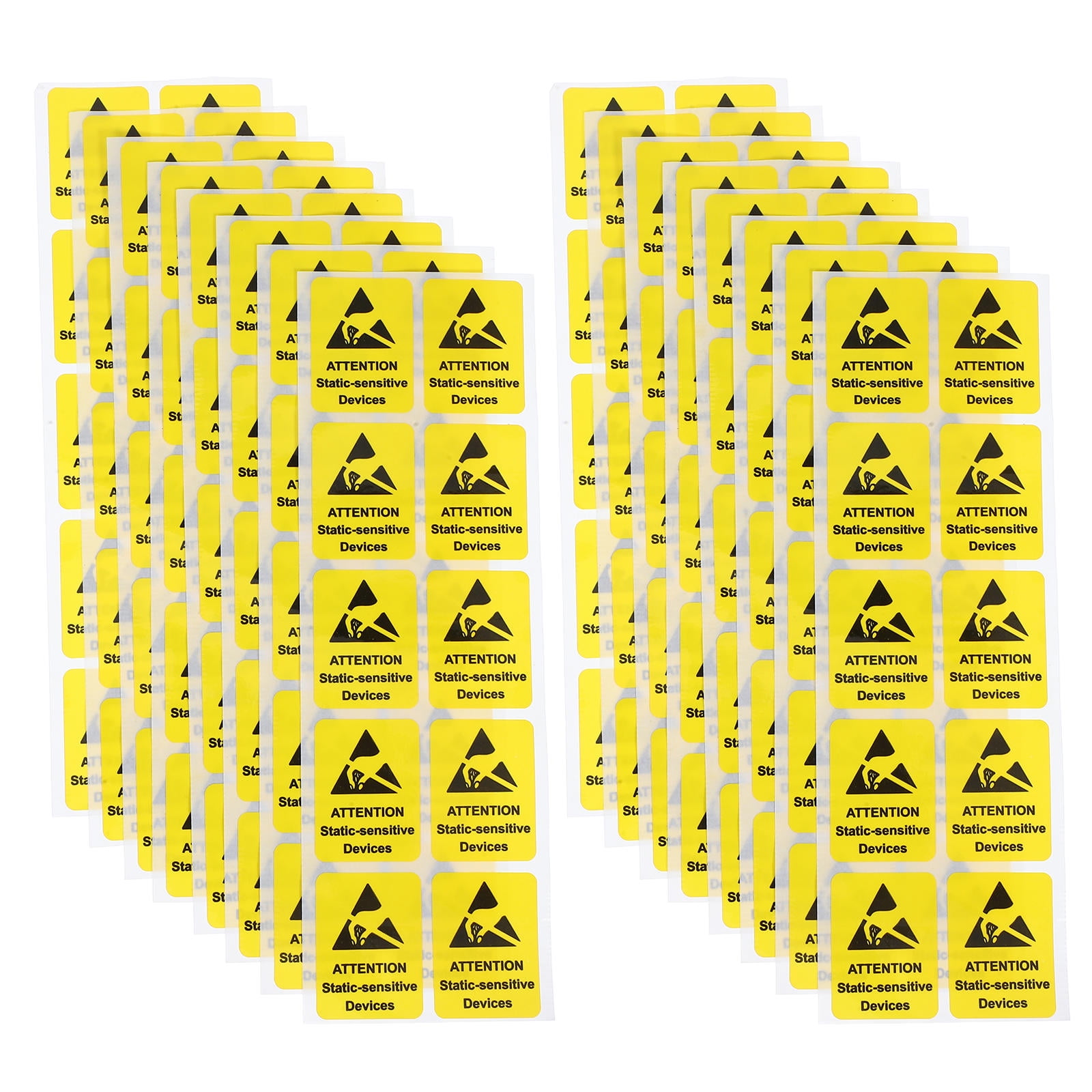 GOOHOCHY 80pcs Static Warning Labels Device Warning Stickers Warning ...