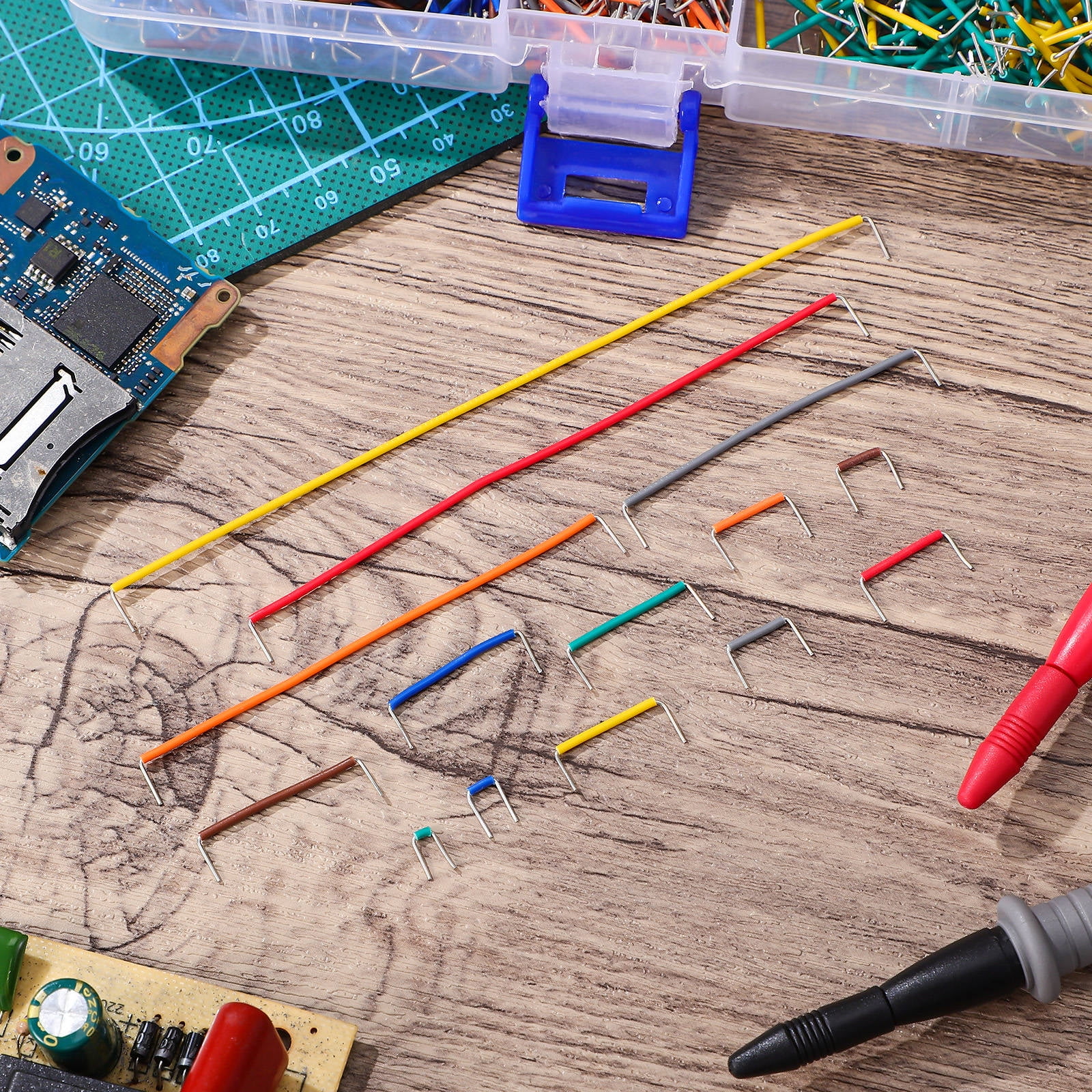 GOOHOCHY 840 Pcs Breadboard Jumper Wires Solderless PCB Breadboards ...