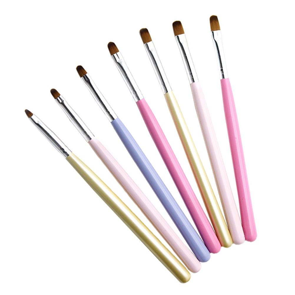 GOOHOCHY 8Pcs Simple Design Nail Art Liner Brushes for Nail Drawing and ...