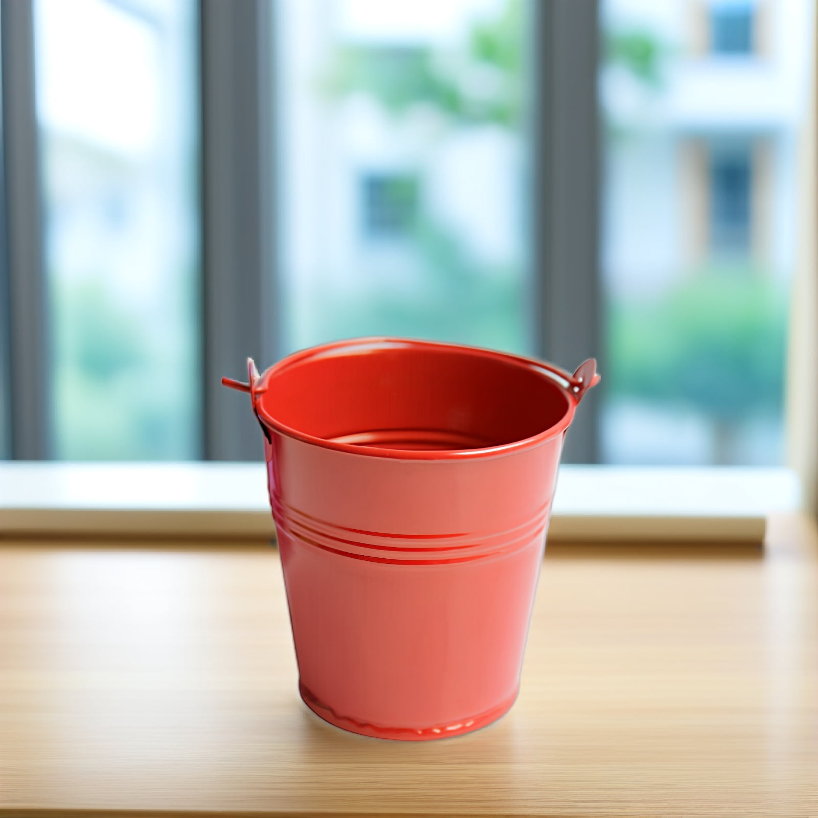 GOOHOCHY 8pcs Iron Hanging Flower Pots Balcony Garden Pots Wall ...