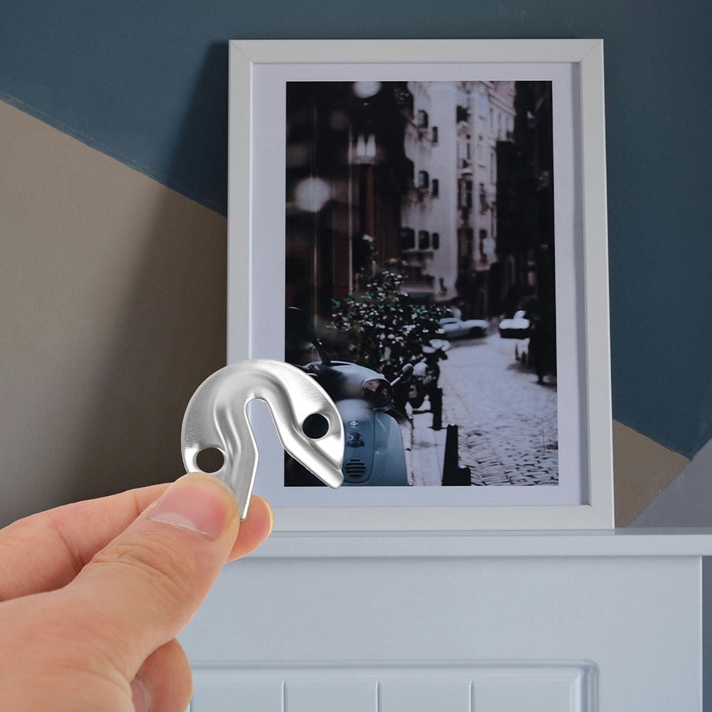 GOOHOCHY 8pcs Keyhole Hangers for Mirrors and Artwork Heavy Duty Iron ...