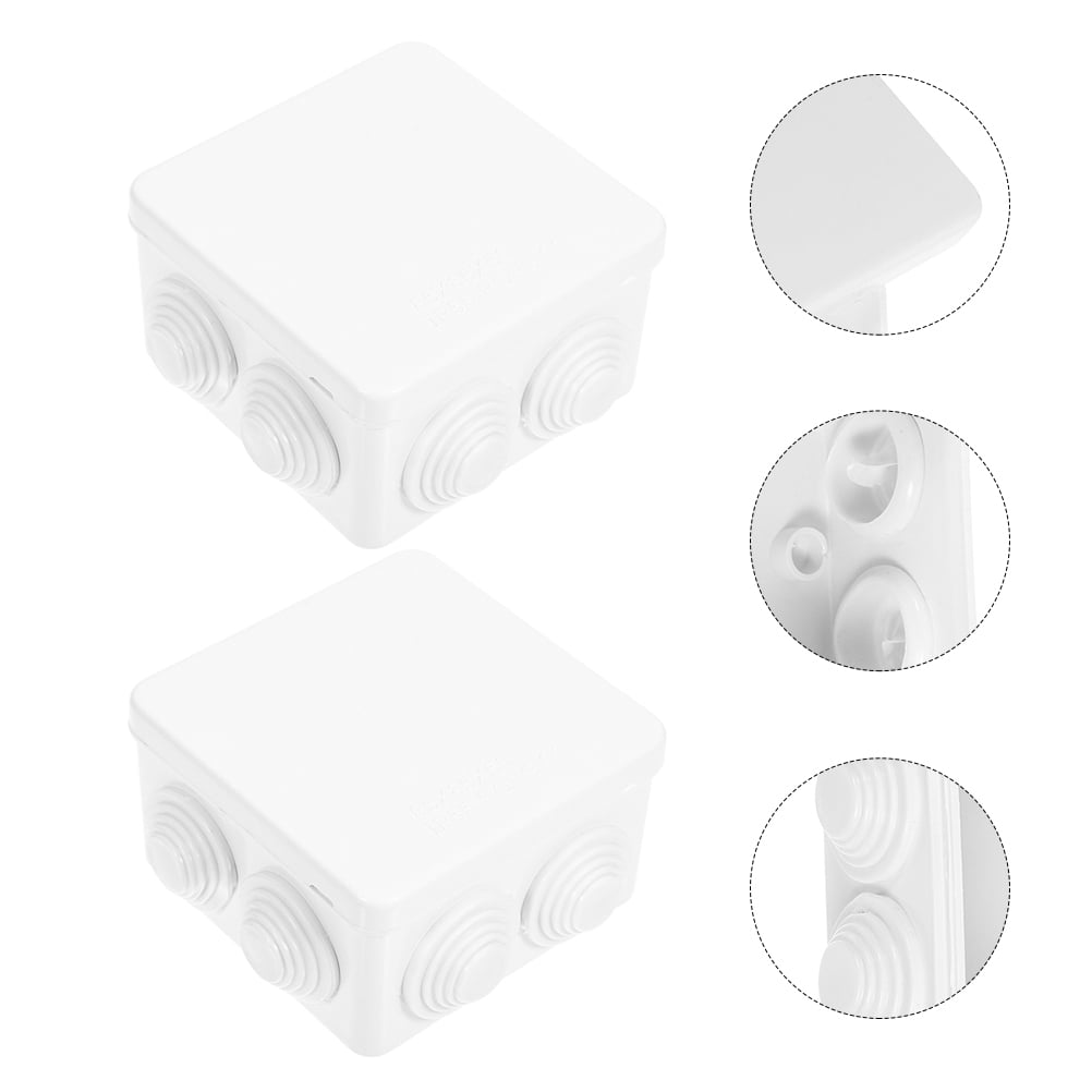 GOOHOCHY 8pcs Outdoor Electrical Junction Box Waterproof Project Box ...