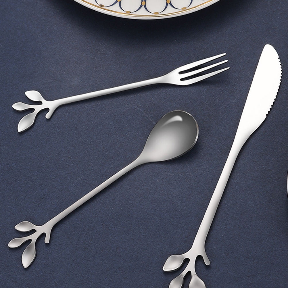 GOOHOCHY 9 Pcs Modern Cutlery Spoon Set Eating Tool - Walmart.com