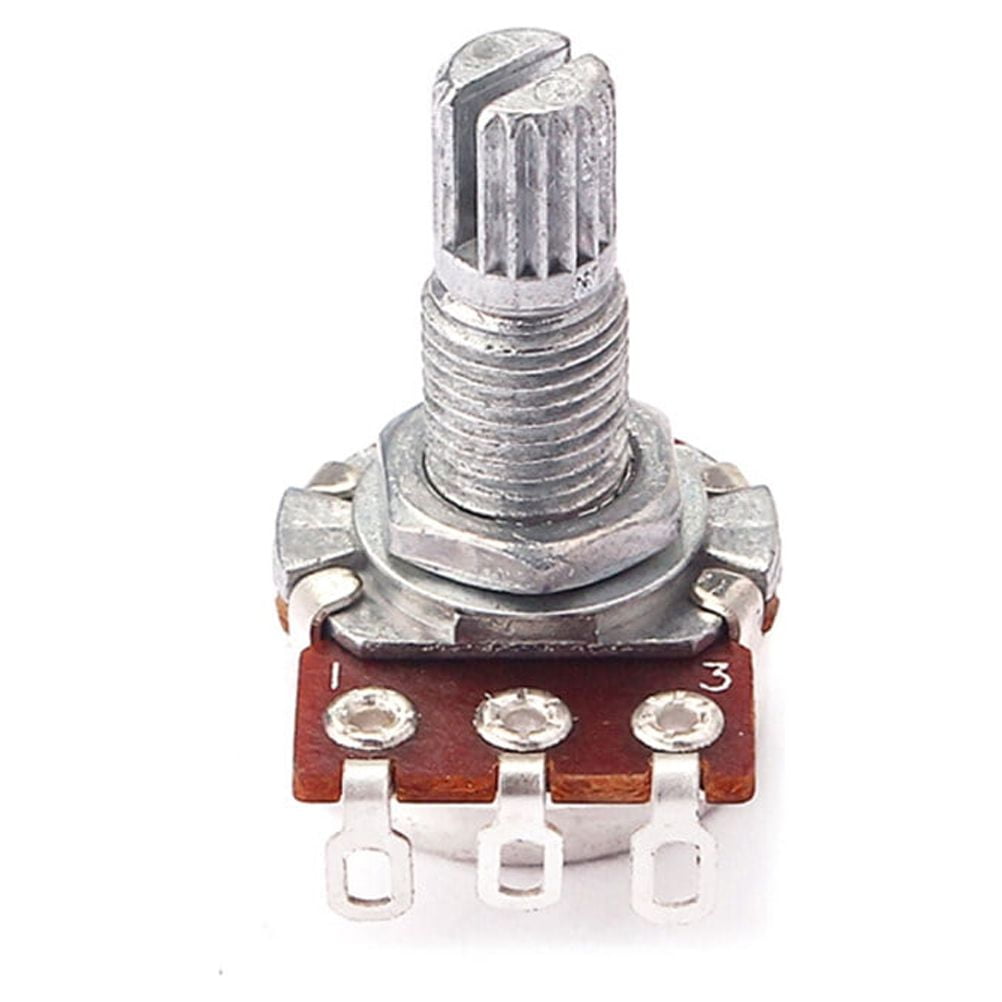 GOOHOCHY A25K Mini Long Knurled Split Shaft Guitar Potentiometers Shaft ...