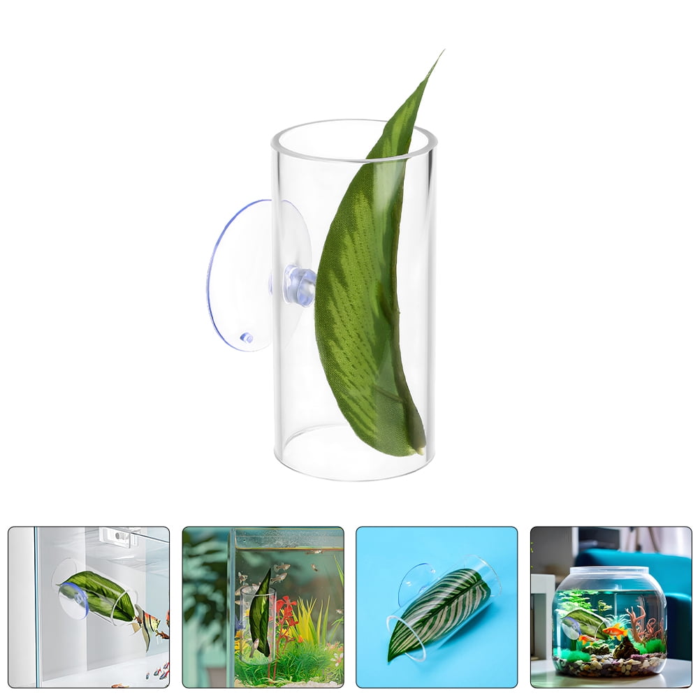 GOOHOCHY Acrylic Betta Fish Tube Tunnel Hollow Fish Tank Hideout for ...