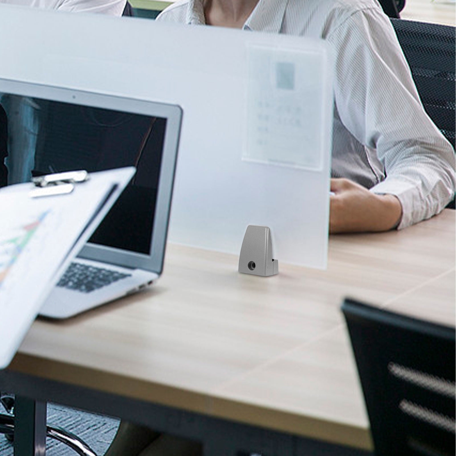 GOOHOCHY Acrylic Partition Bracket Dividers Office Silver - Walmart.com