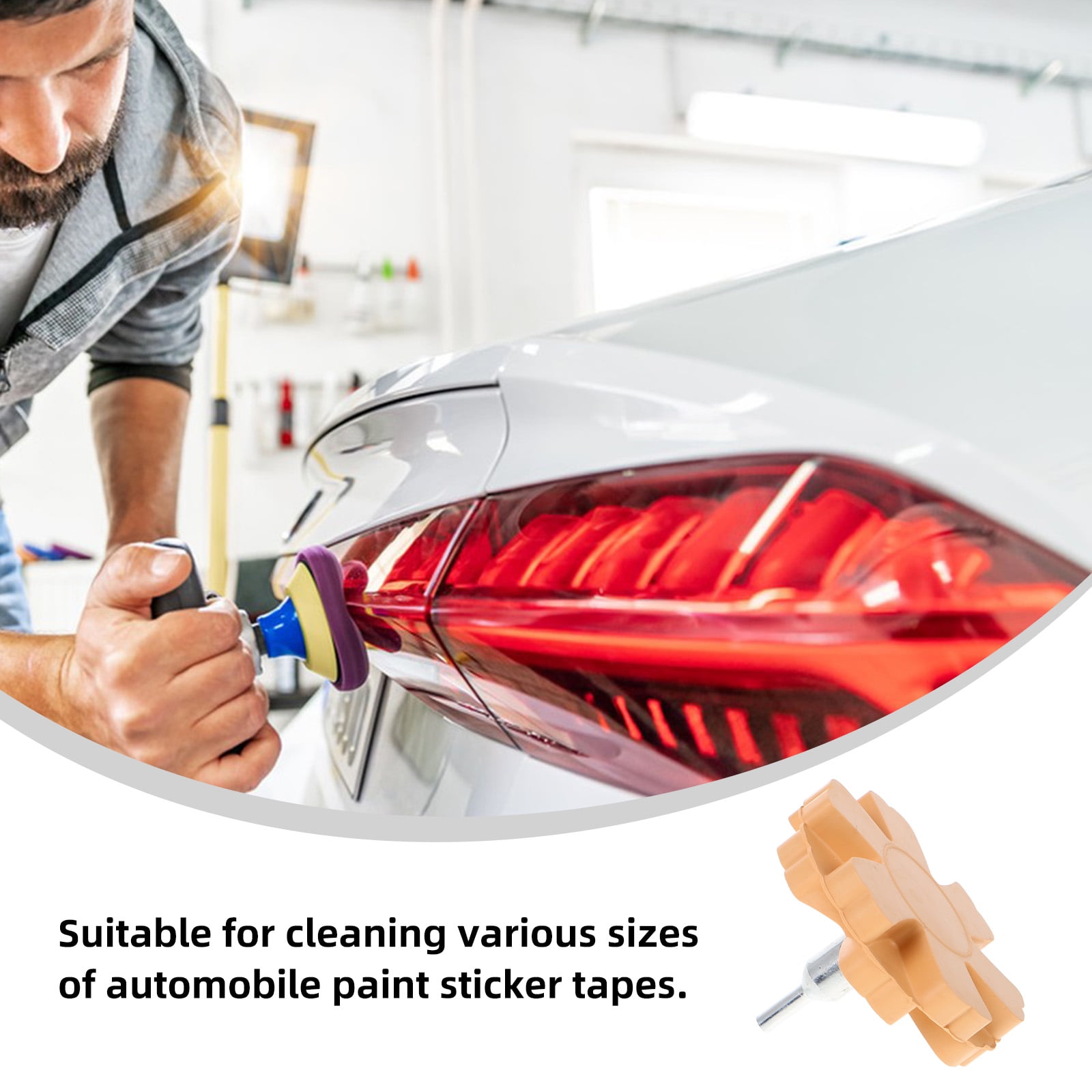 GOOHOCHY Adhesive Remover Wheel for Cars Decal Remover Eraser Wheel ...