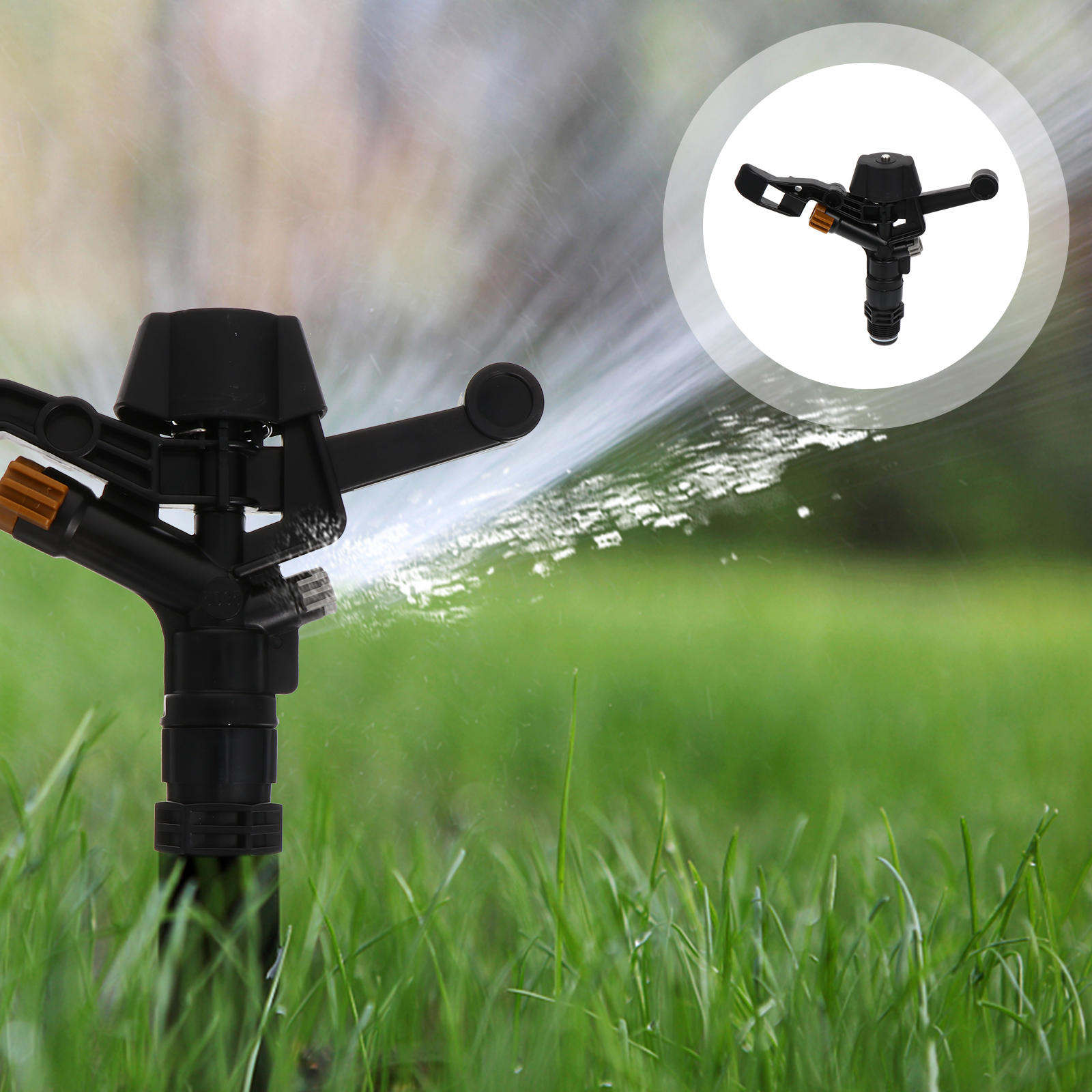GOOHOCHY Adjustable Sprinkler with Rocker Nozzle for Outdoor Use Made ...