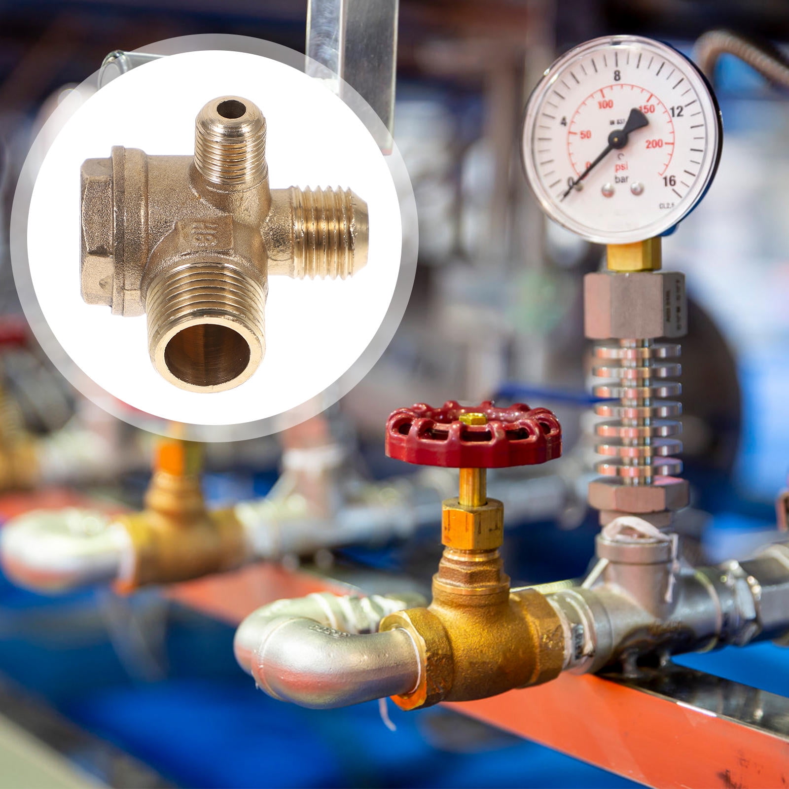 GOOHOCHY Air Compressor One Way Valve High Strength Check Valves ...