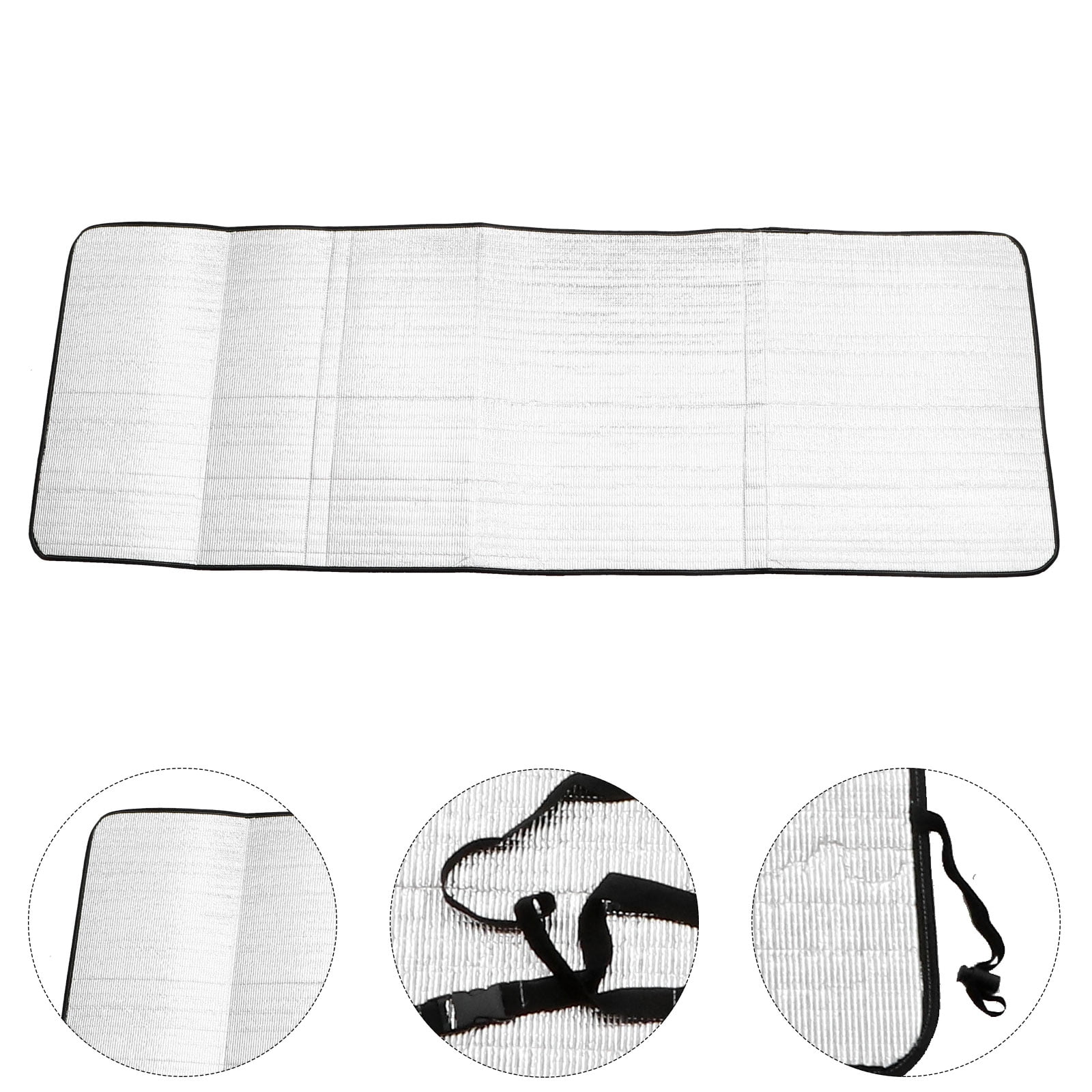 GOOHOCHY Air Conditioner Sun Shade Air Conditioner Hood Size 2 Silver ...