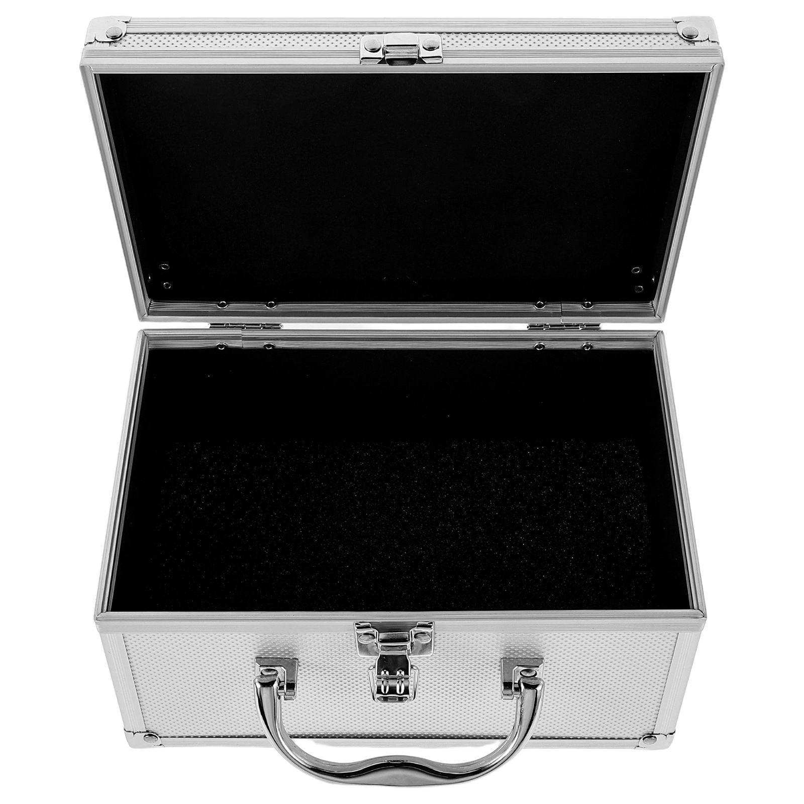 GOOHOCHY Aluminium Alloy Tool Chest Small Metal Toolbox Waterproof Tool ...