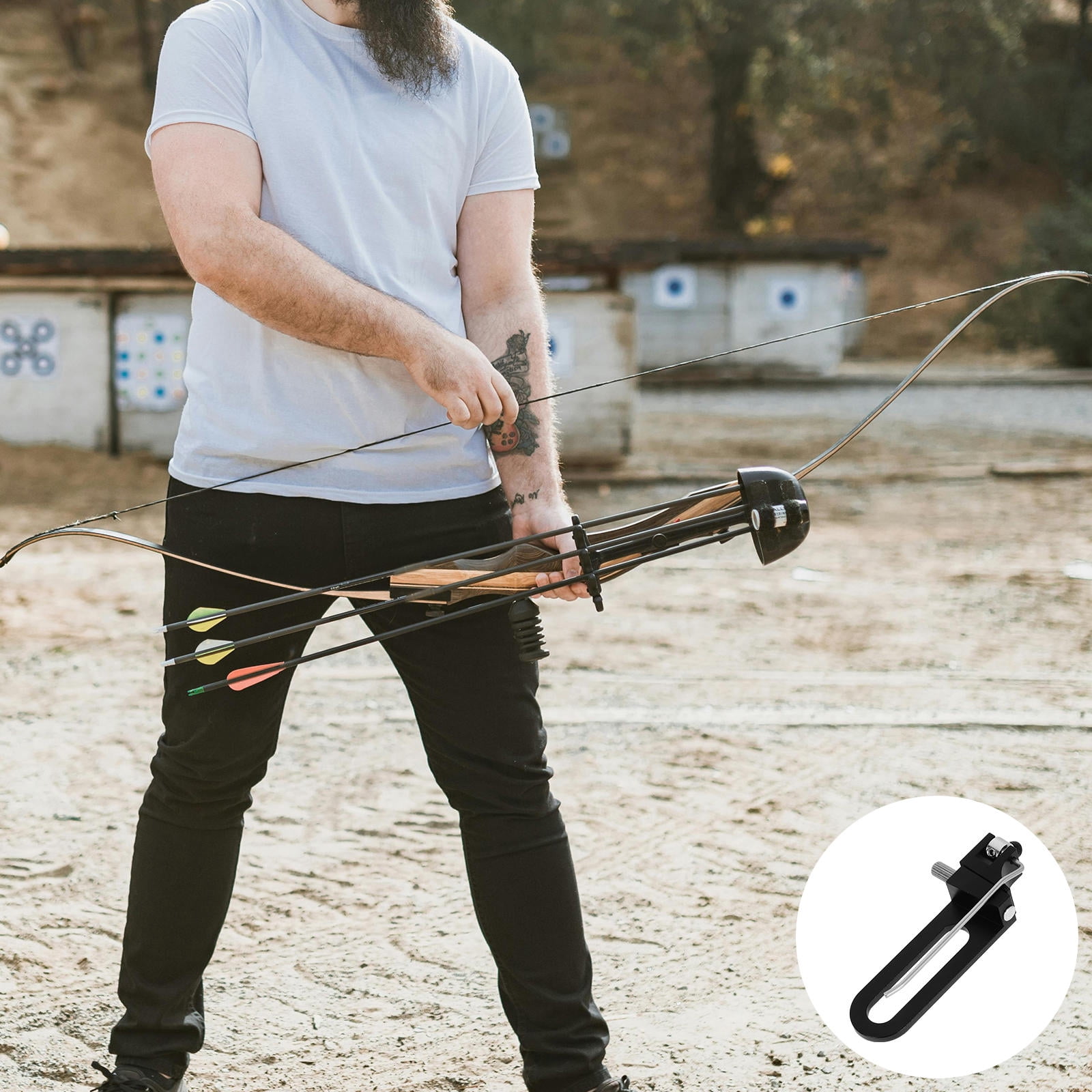 GOOHOCHY Aluminum Alloy Arrow Rest For Compound Stable Recurve Bow ...