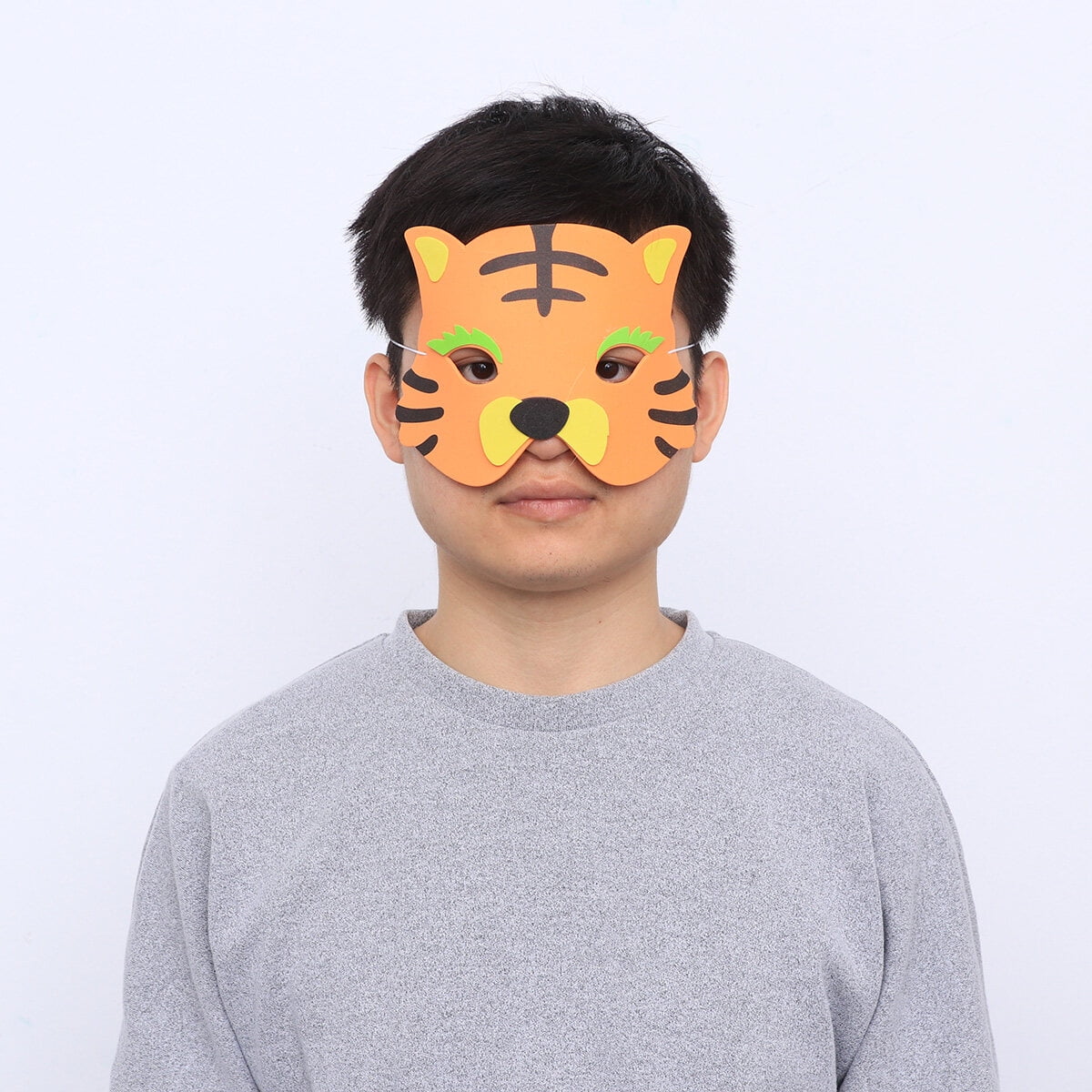 GOOHOCHY Animal Face Masks for Kids Party Favor EVA Cartoon Design ...