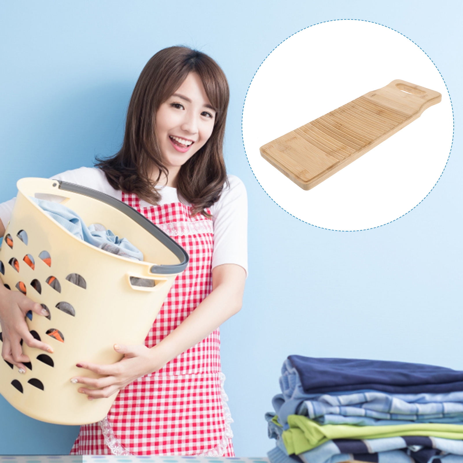 GOOHOCHY Anti-slip Laundry Board Washboard Hand Washing Scrubber ...