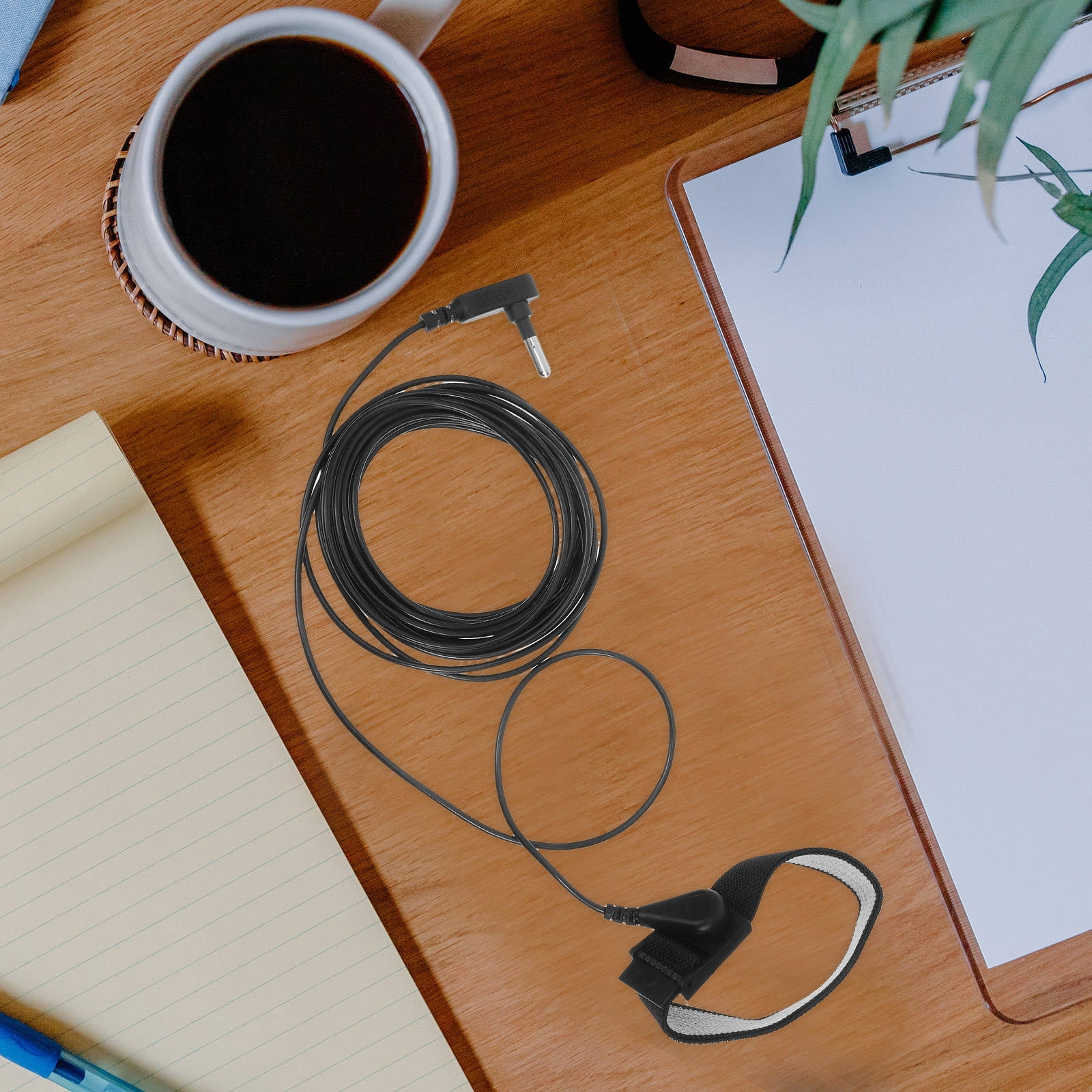 GOOHOCHY Antistatic Wrist Band Grounding Bracelet Wrist Strap Wristband ...