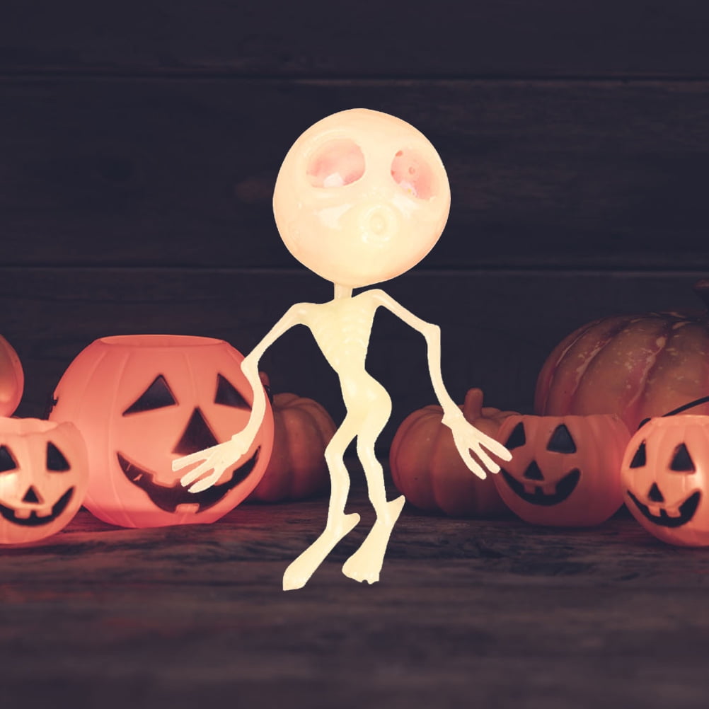 GOOHOCHY Artificial Fake Aliens Jokes Props Realistic Tricks Toys for Prank Party (No Ears ...