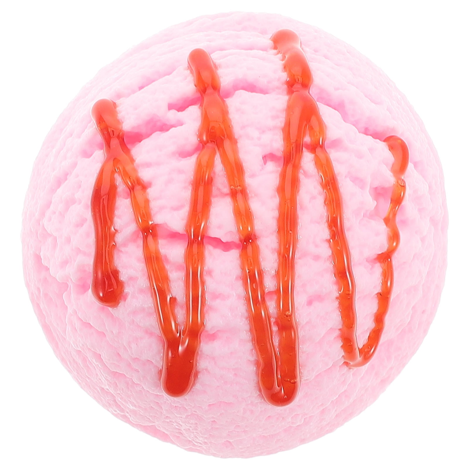 GOOHOCHY Artificial Ice Cream Ice Cream Balls Prop Fake Ice Cream Favor ...