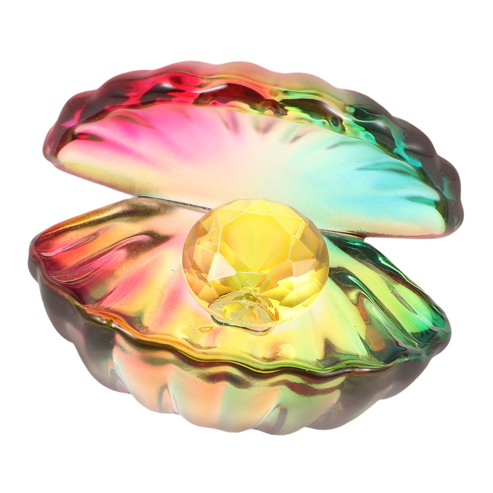 GOOHOCHY Artistic Glass Conch Shell Figurine Diamond Embellishments for ...