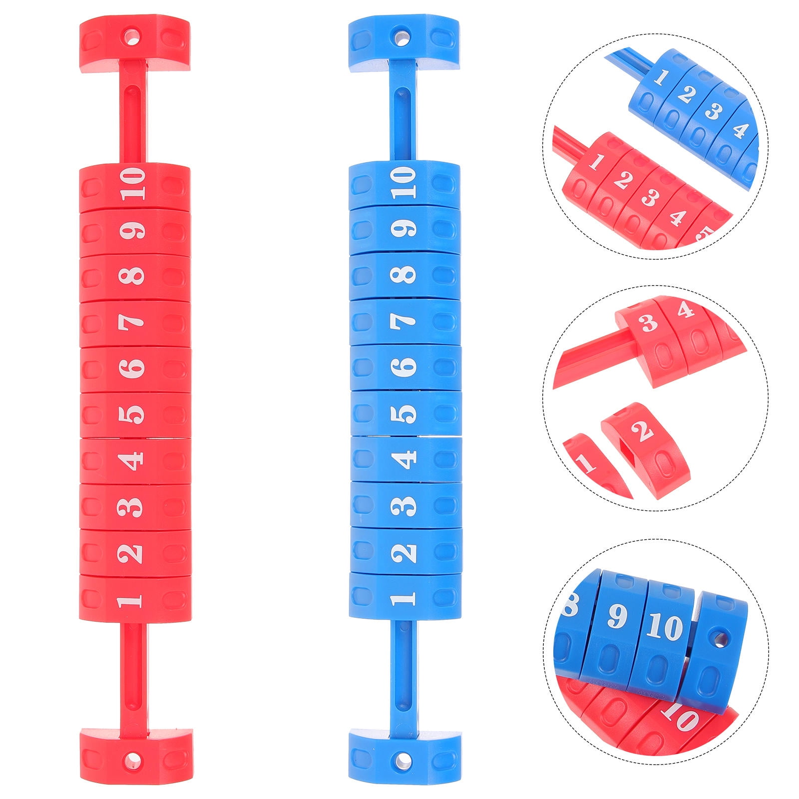 GOOHOCHY Assorted Color Billiards Score Counter with Durable Plastic ...