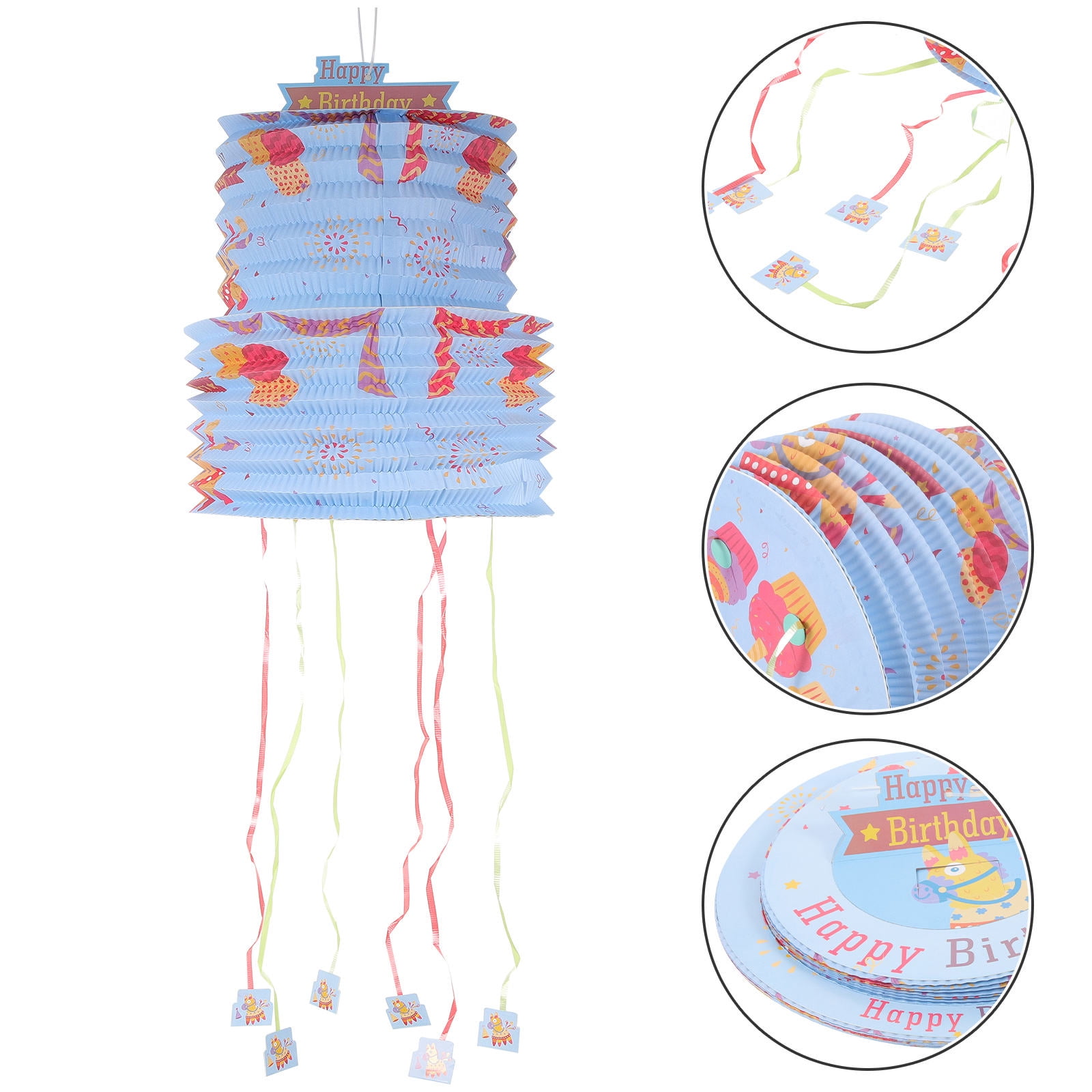 GOOHOCHY Assorted Color Paper Pinata for Party Use with Fun Theme and ...