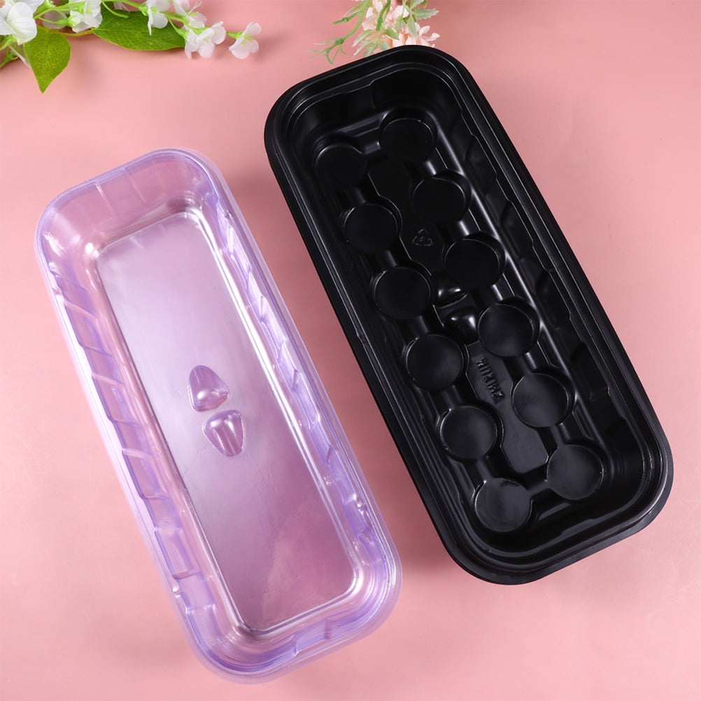 GOOHOCHY Assorted Color Plant Germination Tray with Transparent Lid for ...