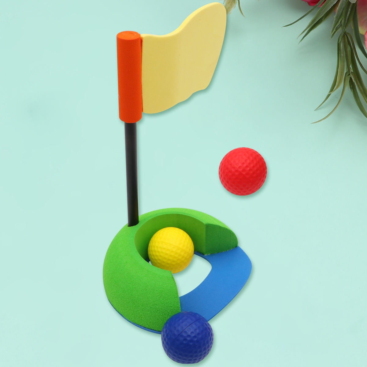 GOOHOCHY Assorted Color Toy Ball Set for Kids Playing NBR Material 3PCS ...