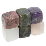 GOOHOCHY Assorted Color Whiskey Stones Ice Cubes Quartz Stone for Decor ...