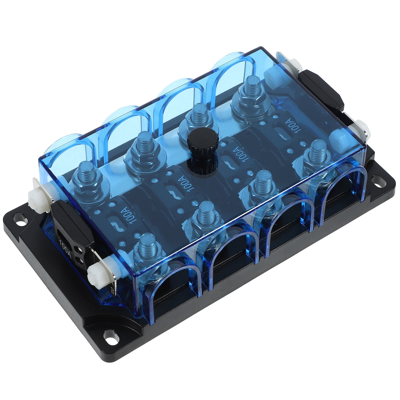 GOOHOCHY Auto Fuse Block 4 Way Fuse Box Fuse Holder Fuse Panel for ...